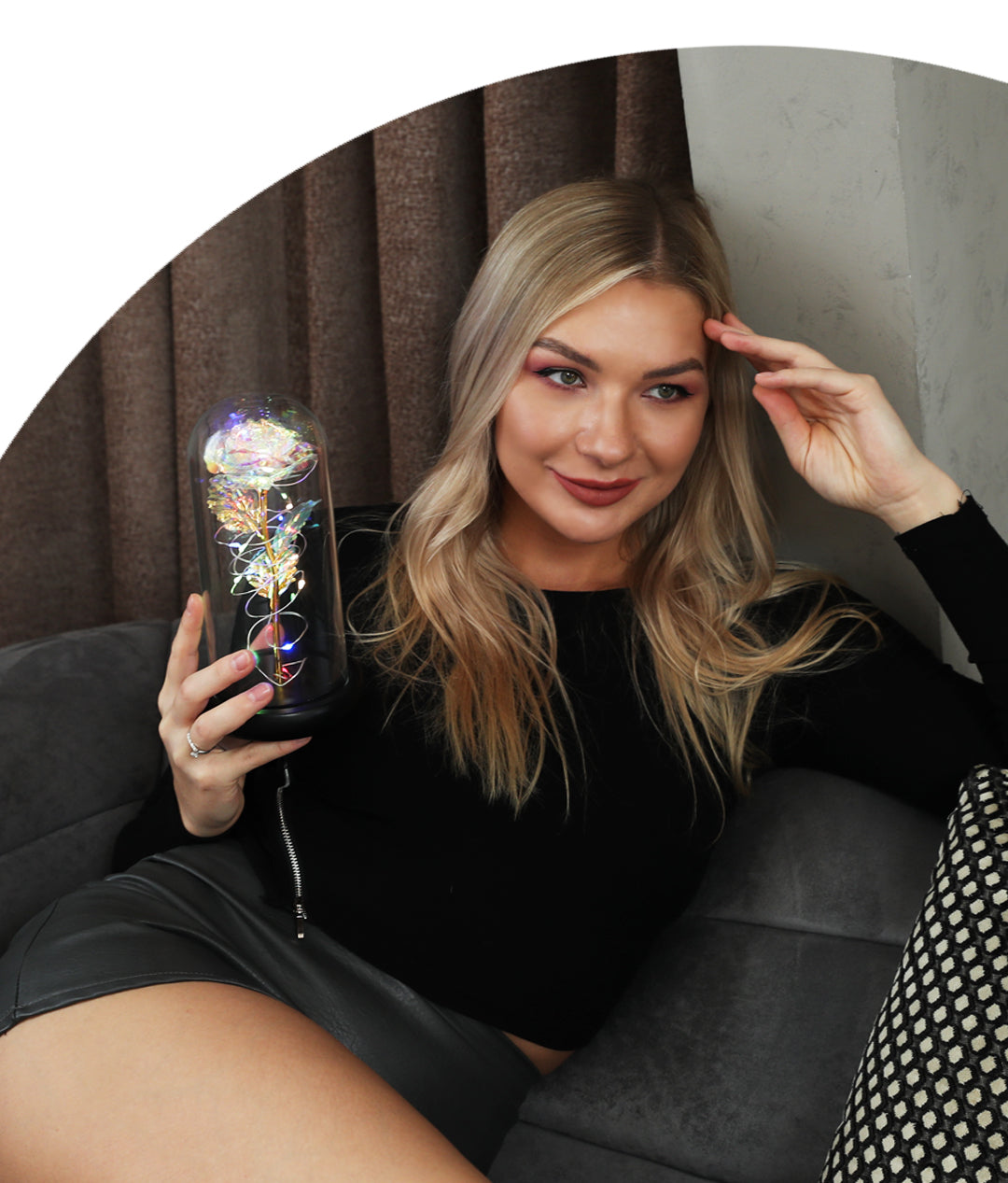 Ainyrose®丨Forever Rose Galaxy Rose In Glass 丨Rose Box For Love – AinyRose